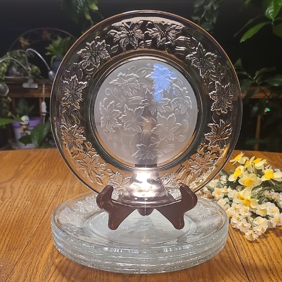 Princess House | Dining | Princess House Fantasia Dinner Glass Floral ...